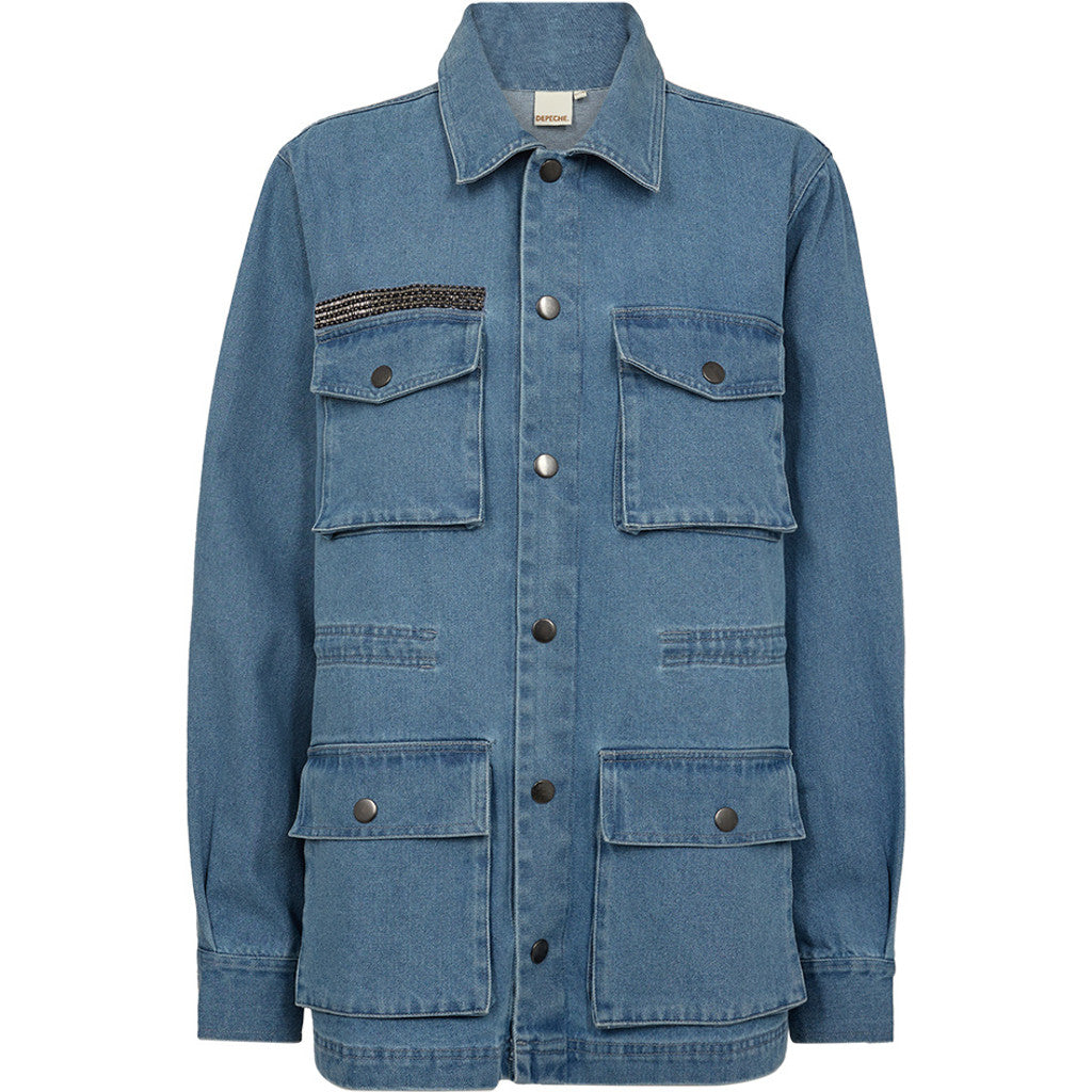 Lilly Denim Jacket / 100324 - Blue – DEPECHE